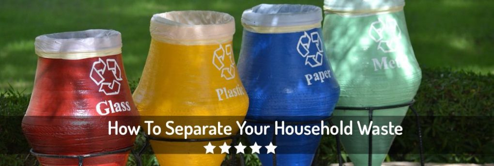 How To Separate Your Household Waste. Easy Guide To Recycle Trash.